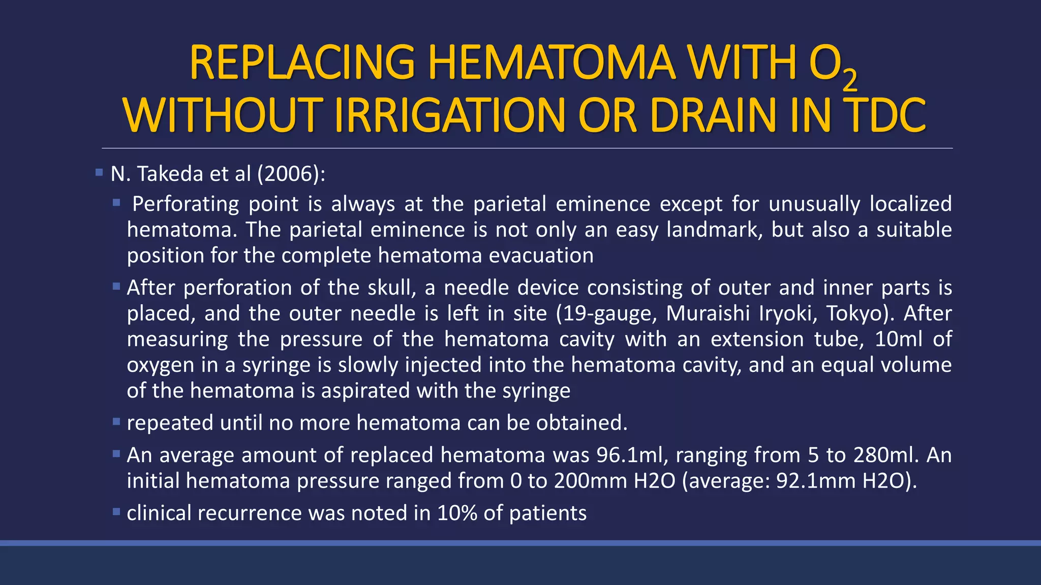 Chronic subdural hematoma | PPTX