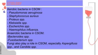 Chronic Suppurative Otitis Media (CSOM) | PPTX
