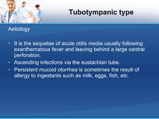 Chronic suppurative otitis media | PPT