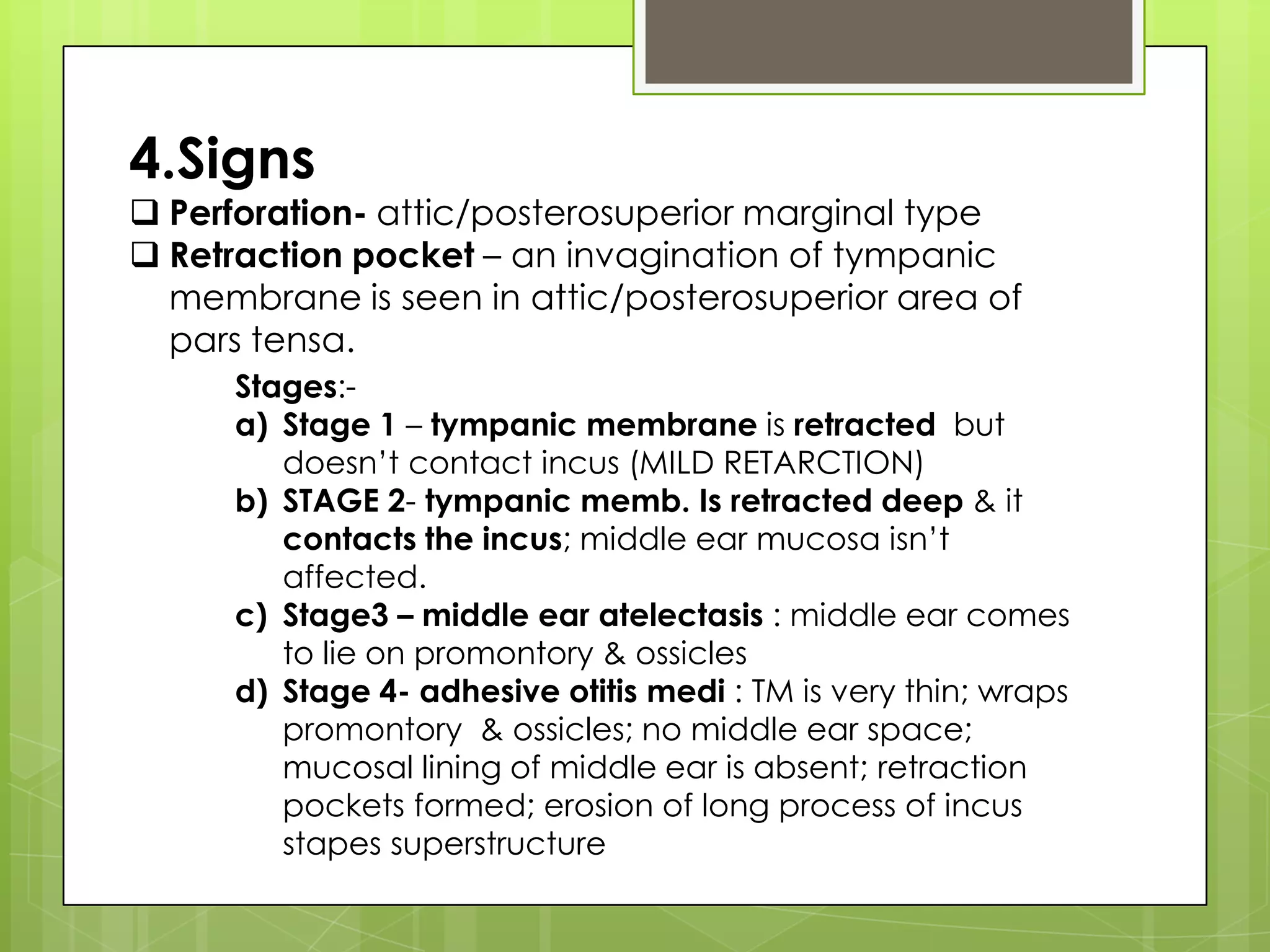 Chronic suppurative otitis media | PPTX