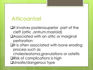 Chronic suppurative otitis media | PPTX
