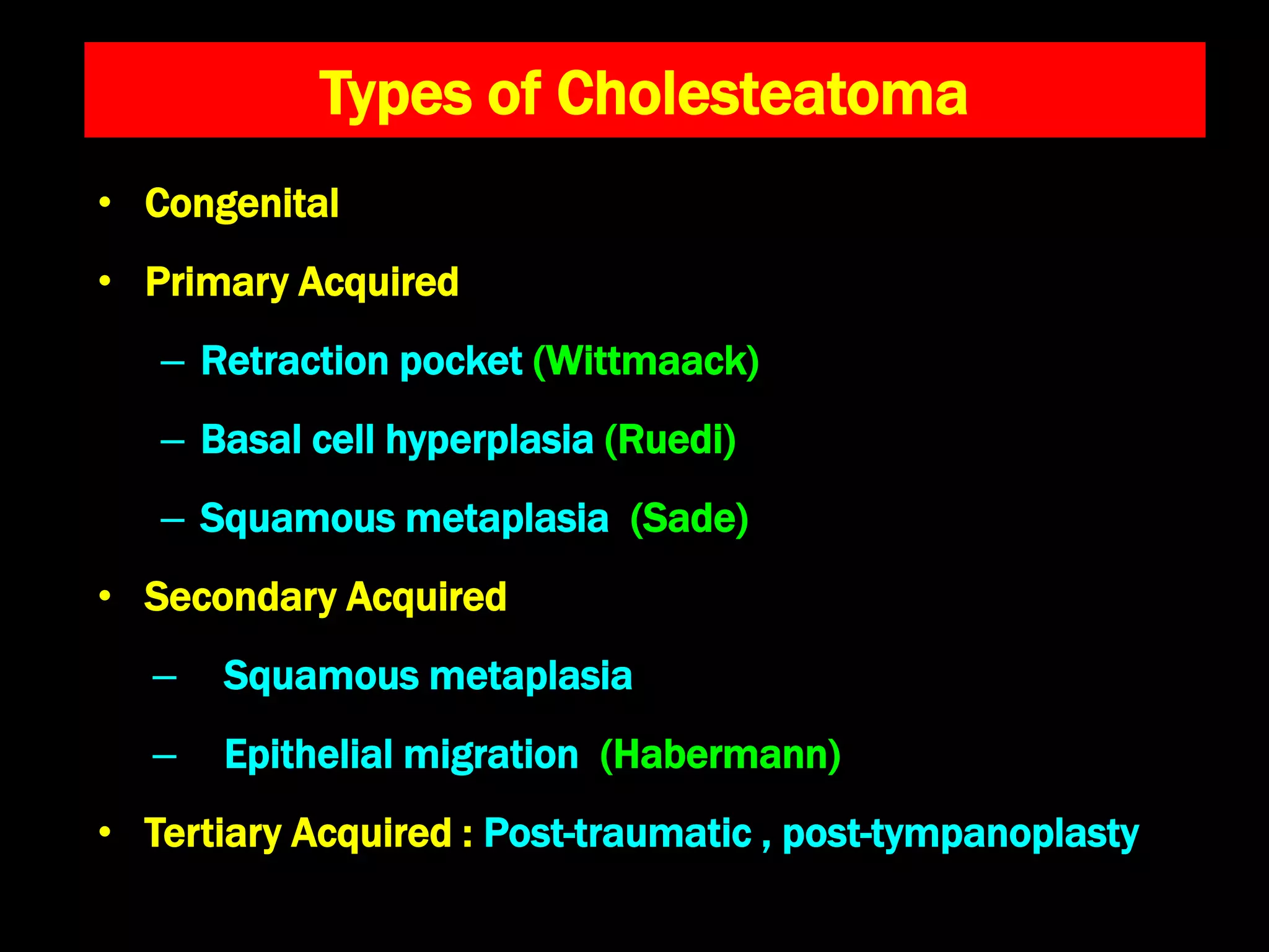 Chronic Suppurative Otitis Media Attico - antral disease.ppt