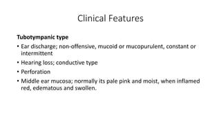 Chronic suppurative otitis media (csom) | PPTX