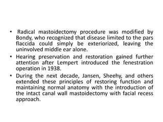 Chronic suppurative otitis media (csom) | PPTX