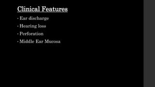 Chronic Suppurative Otitis Media (CSOM) | PPTX | Ear, Nose and Throat Conditions | Diseases and ...