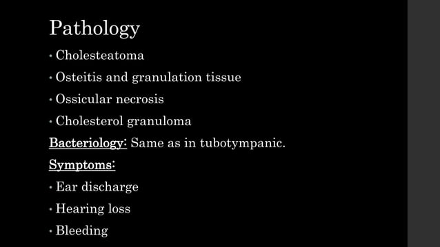 Chronic Suppurative Otitis Media (CSOM) | PPTX | Ear, Nose and Throat ...
