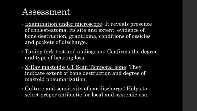 Chronic Suppurative Otitis Media (CSOM) | PPTX | Ear, Nose and Throat ...