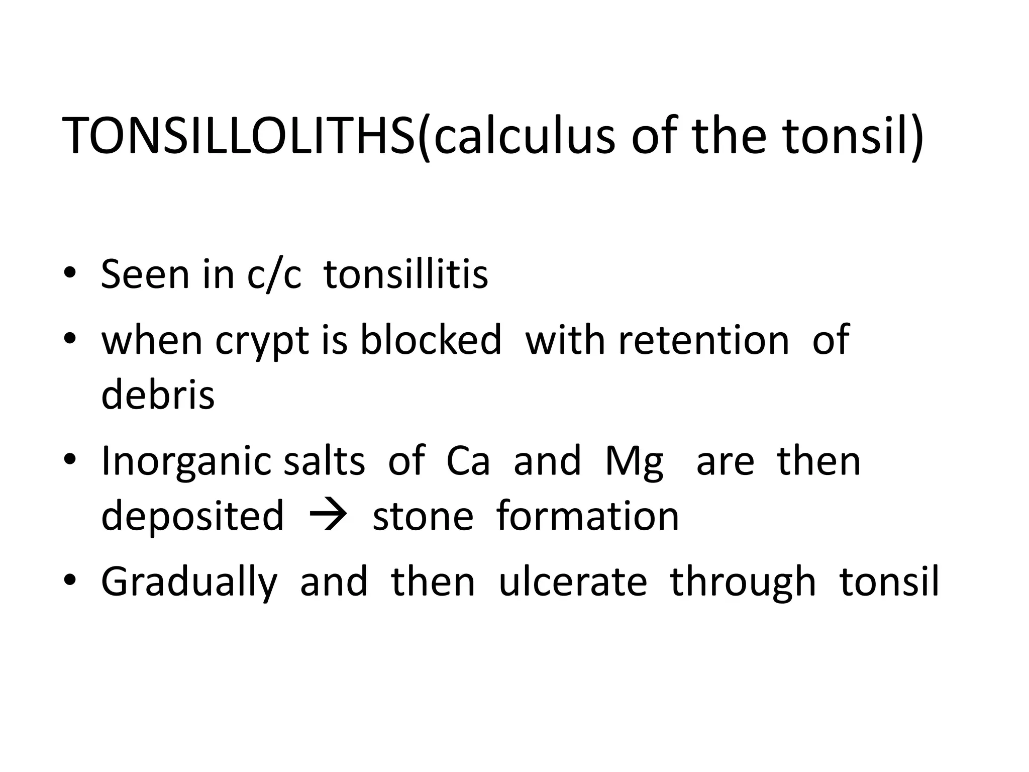 Chronic tonsillitis | PPTX