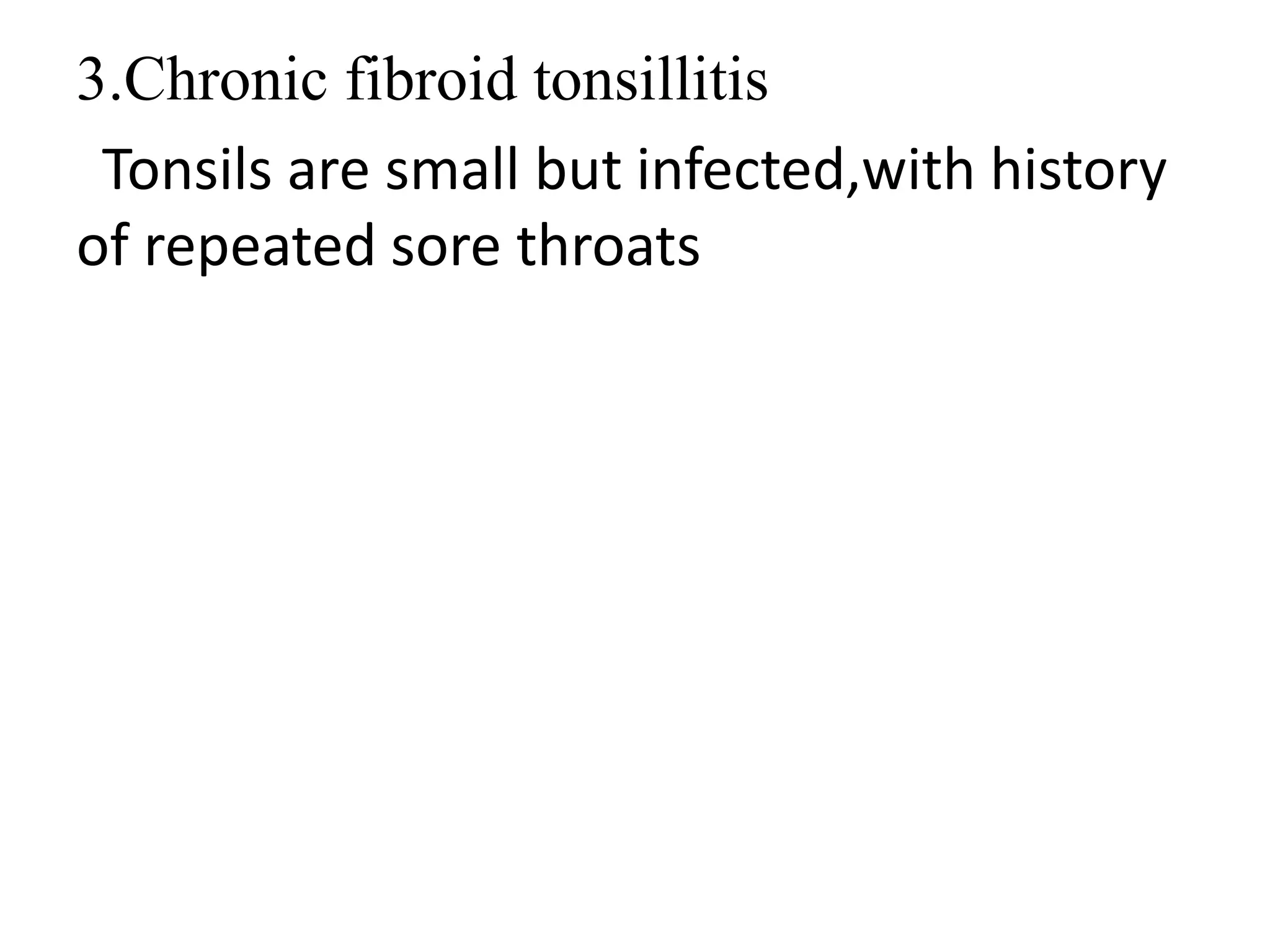 Chronic tonsillitis | PPTX