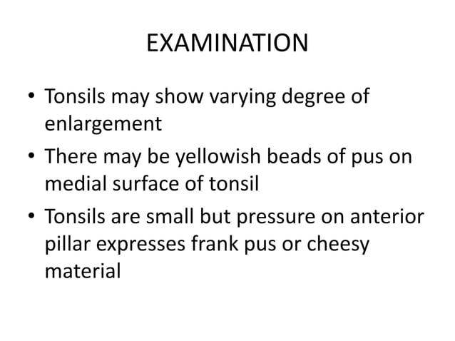 Chronic tonsillitis | PPTX | Ear, Nose and Throat Conditions | Diseases ...
