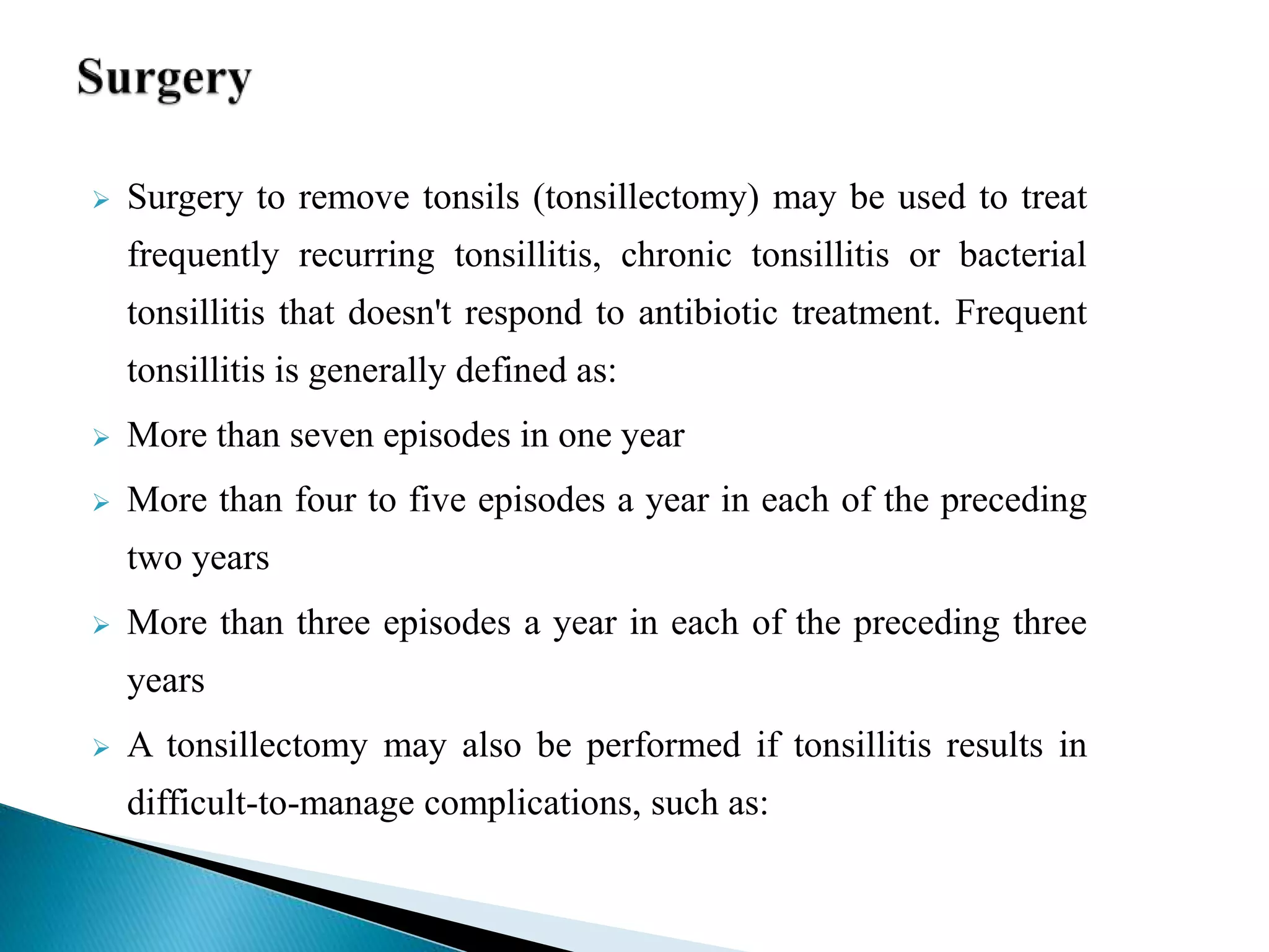 Chronic tonsillitis | PPTX