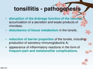 Chronic tonsillitis | PPTX