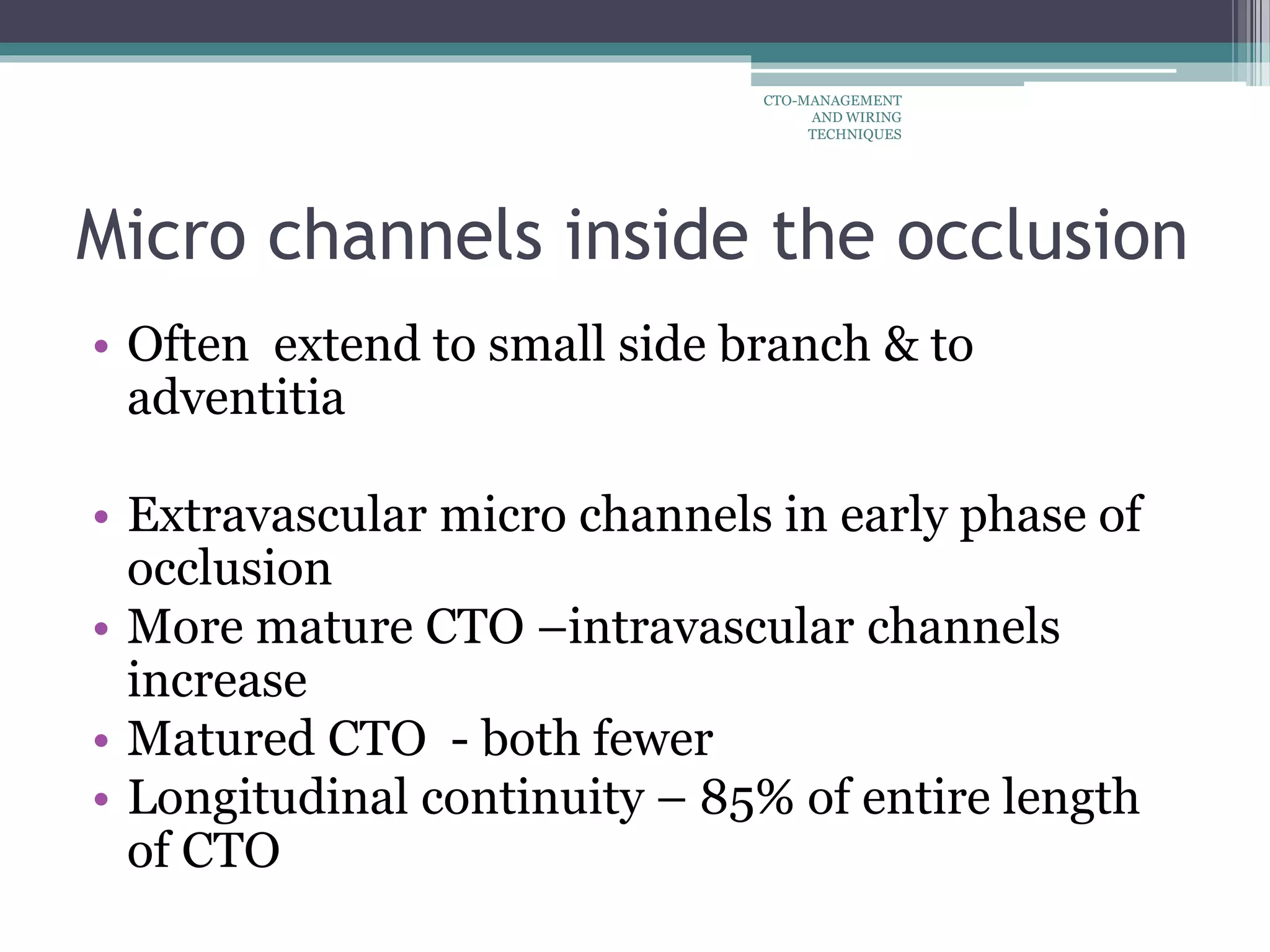 Chronic total occlusion (CTO) | PPTX