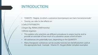 Chronic toxicity studies a brief outlook | PPTX