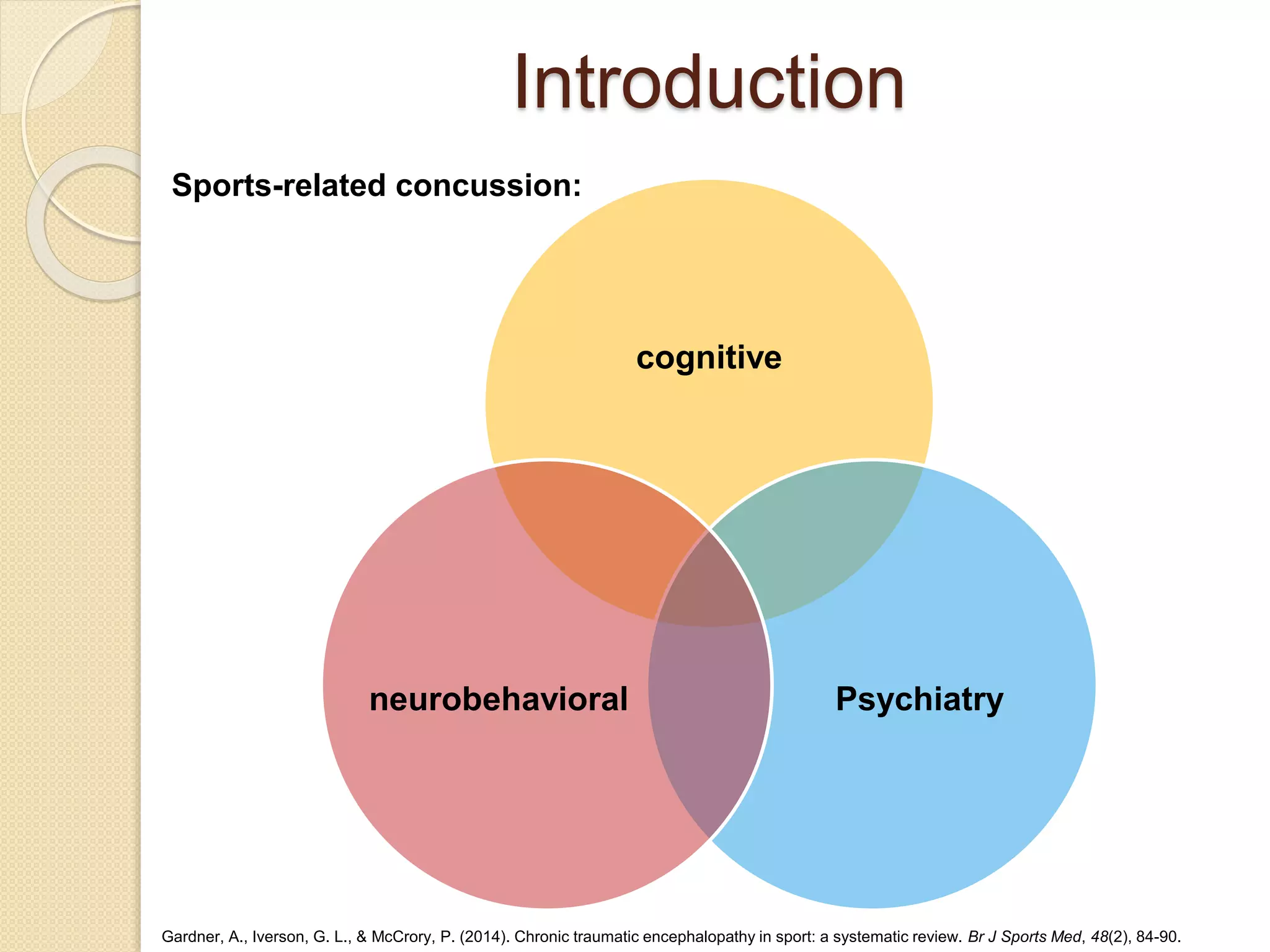 Chronic Traumatic Encephalopathy in Sports | PPTX