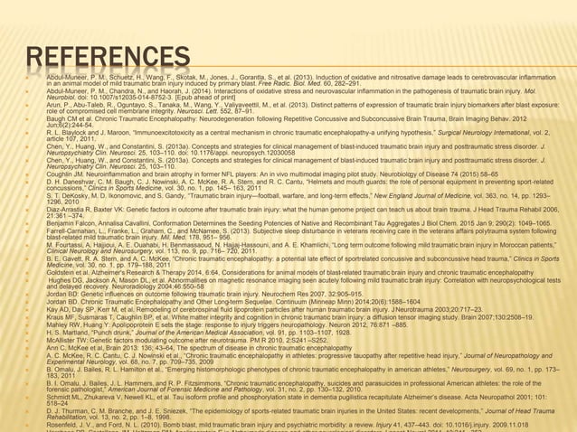 Chronic Traumatic Encephalopathy | PPTX