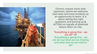 Chronic Unease in the worklplace to improve safety | PPTX