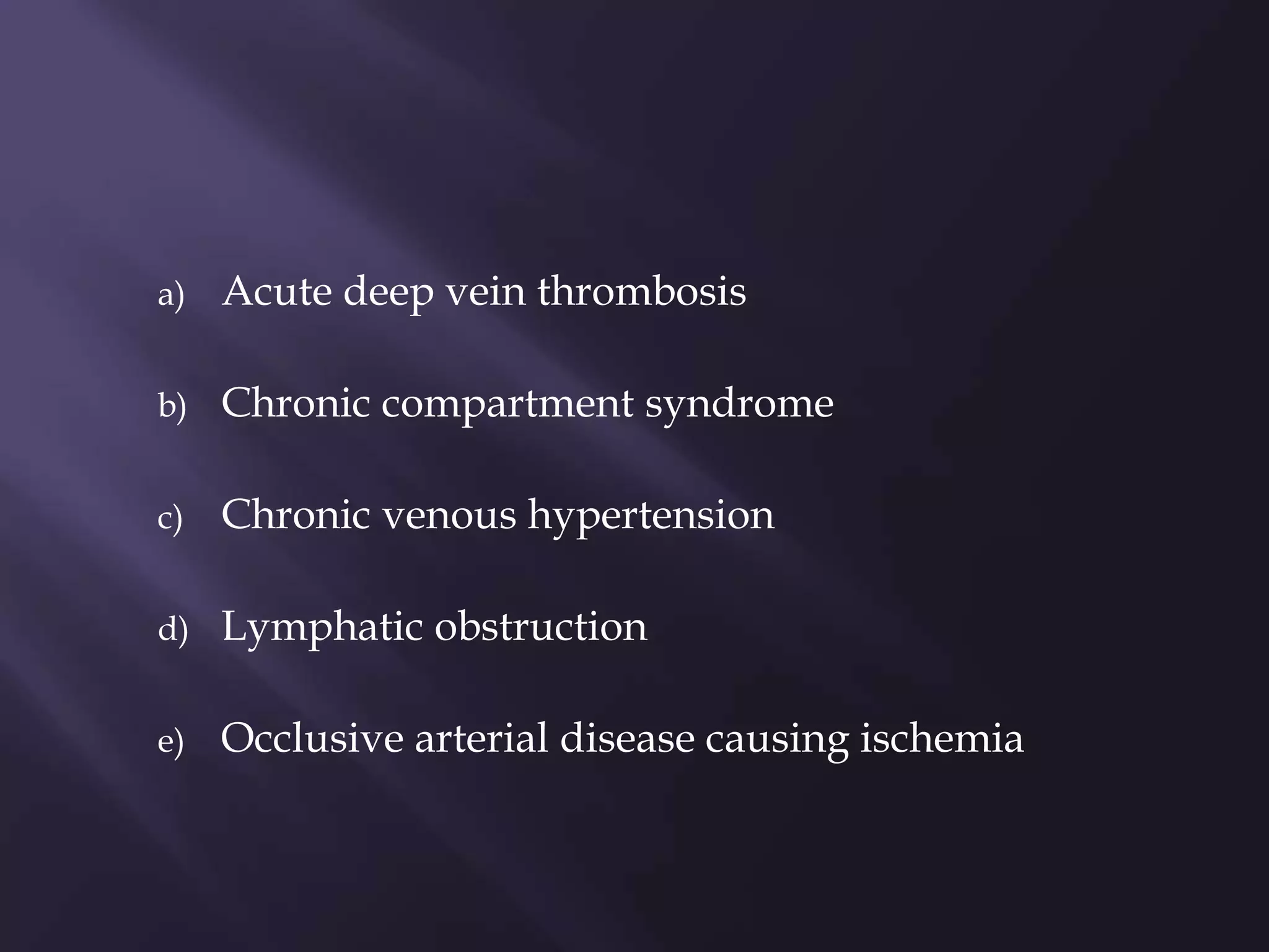 Chronic venous disease 2020 | PPT