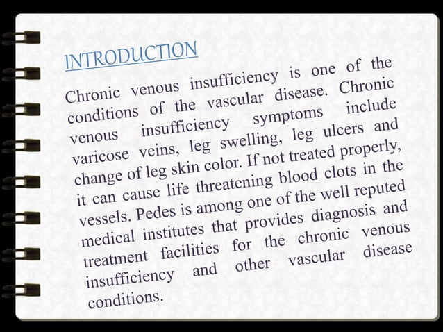 Chronic Venous Insufficiency Symptoms And Treatment | PPT