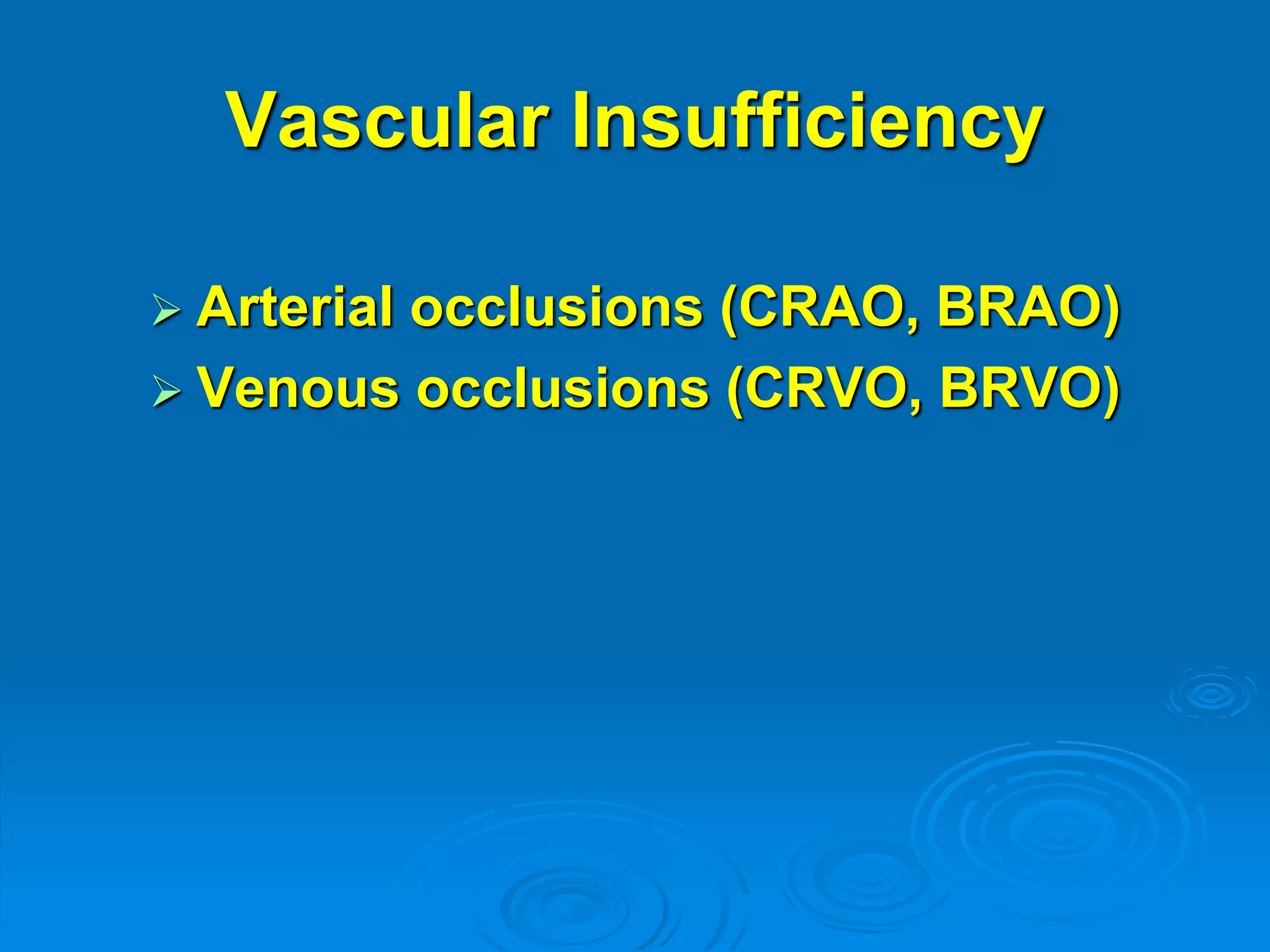 Chronic visual loss | PPTX