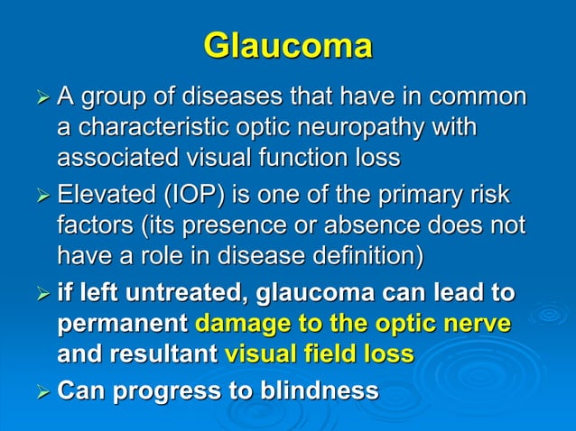 Chronic visual loss | PPTX