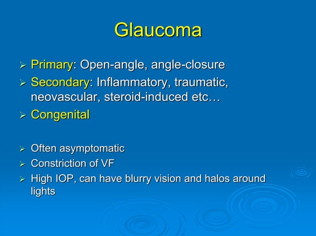Chronic visual loss | PPTX