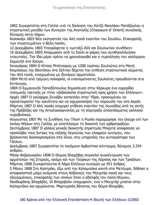 Το χρονολόγιο της Επανάστασης | PDF
