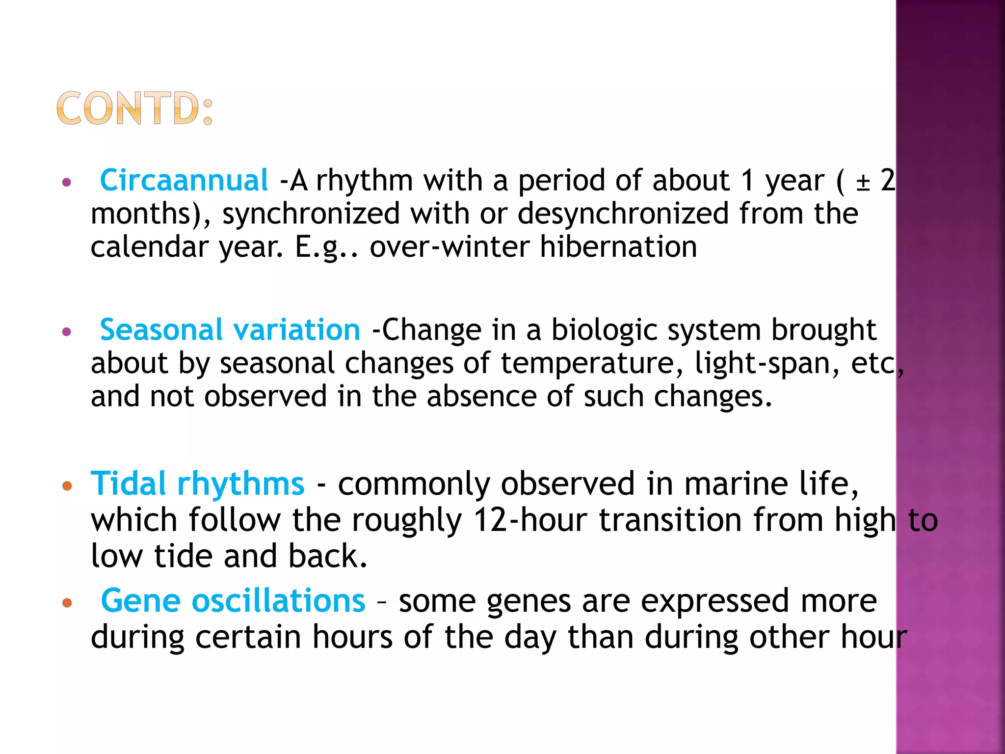 CHRONO BIOLOGY | PPTX