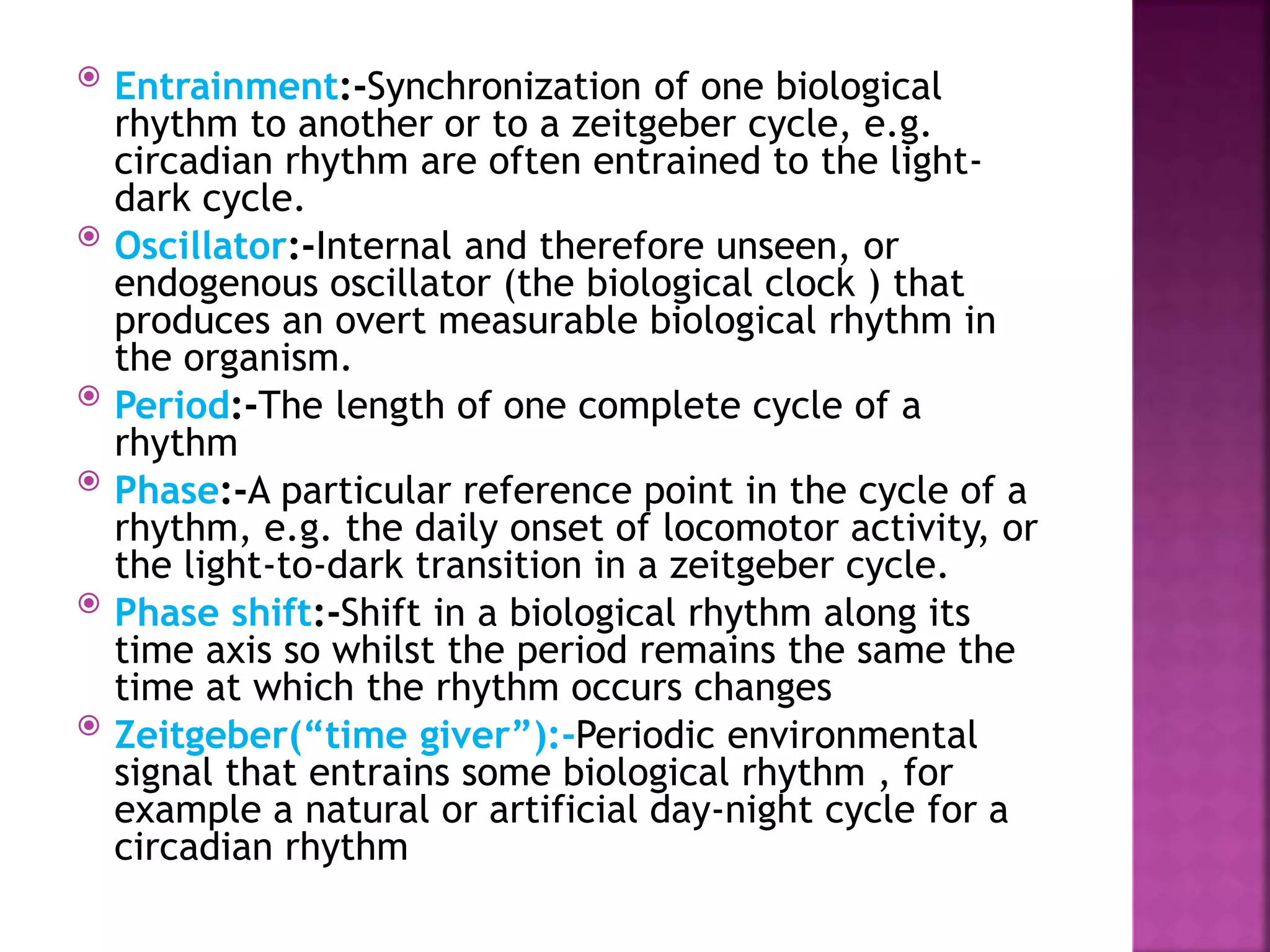 CHRONO BIOLOGY | PPTX