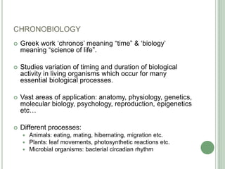 Chronobiology | PPTX
