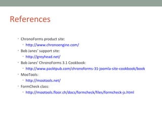 ChronoForms work flow application | PPT