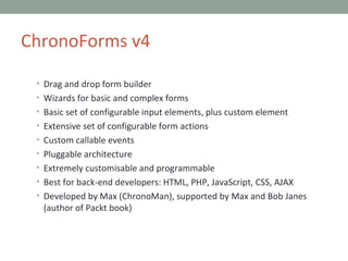 ChronoForms work flow application | PPT