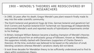 Chronological history of DNA; Timeline | PPTX