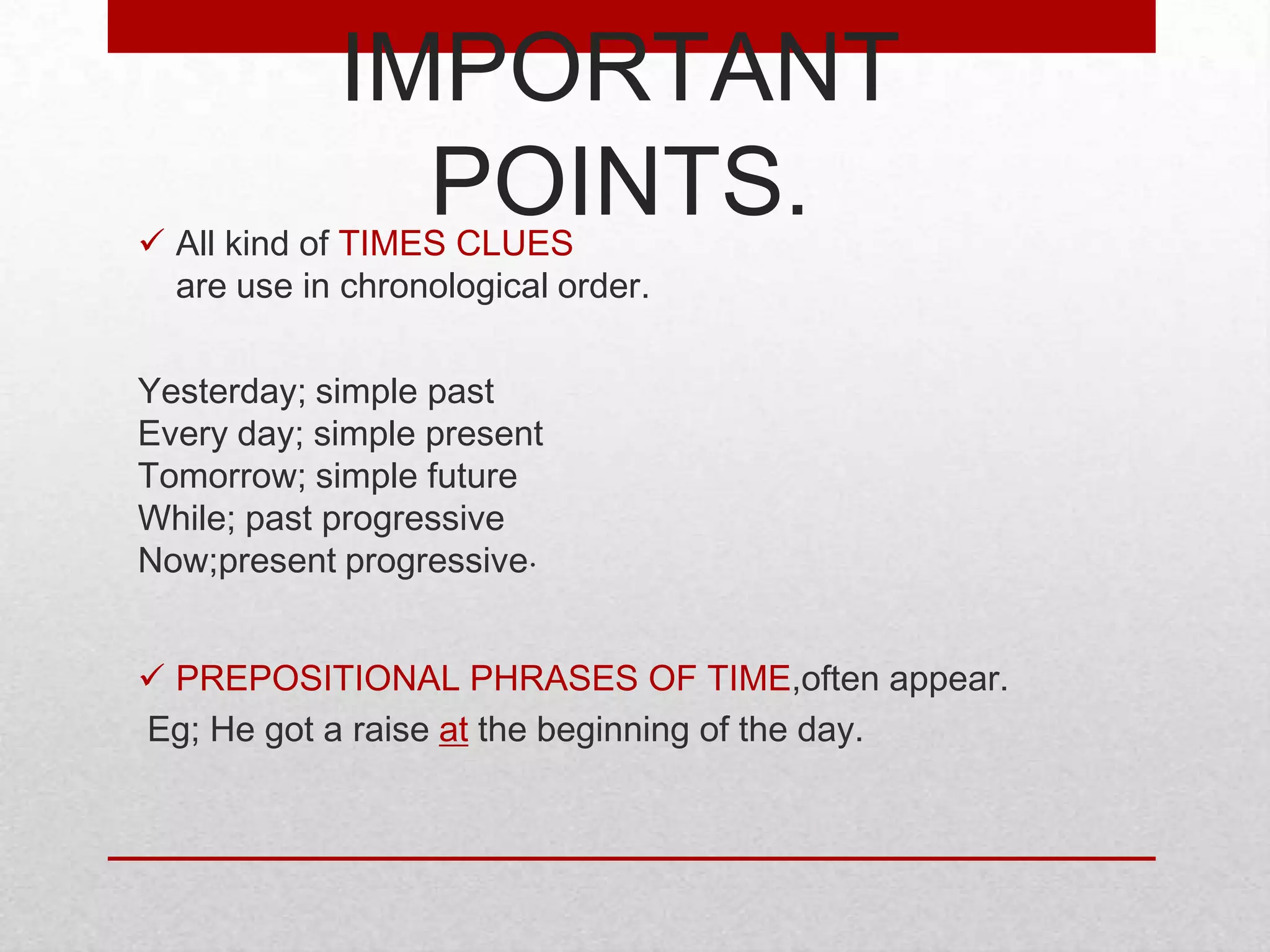 Chronological Order | PPTX