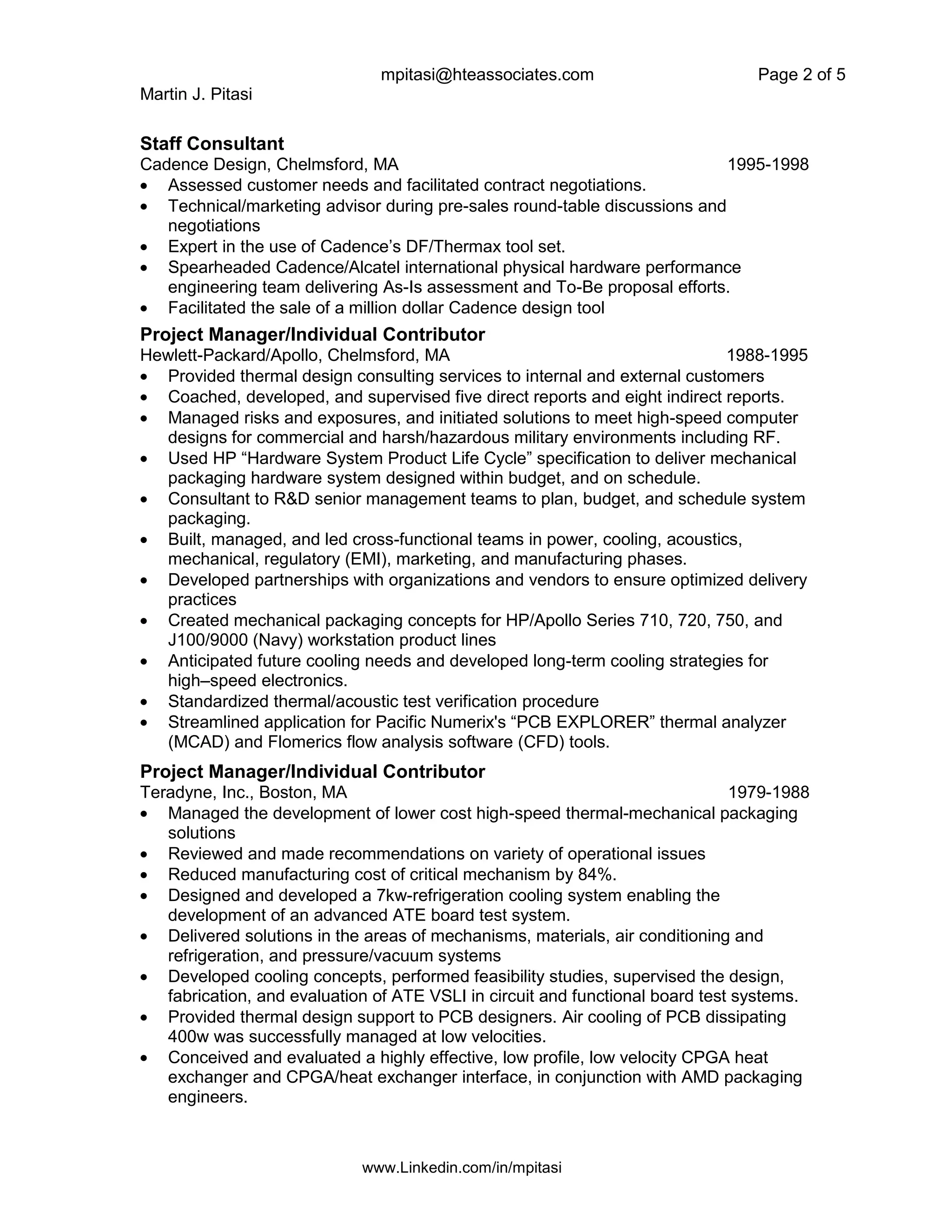 Chronological Senior Mechanical Packaging Engineer Resume1 1 | PDF
