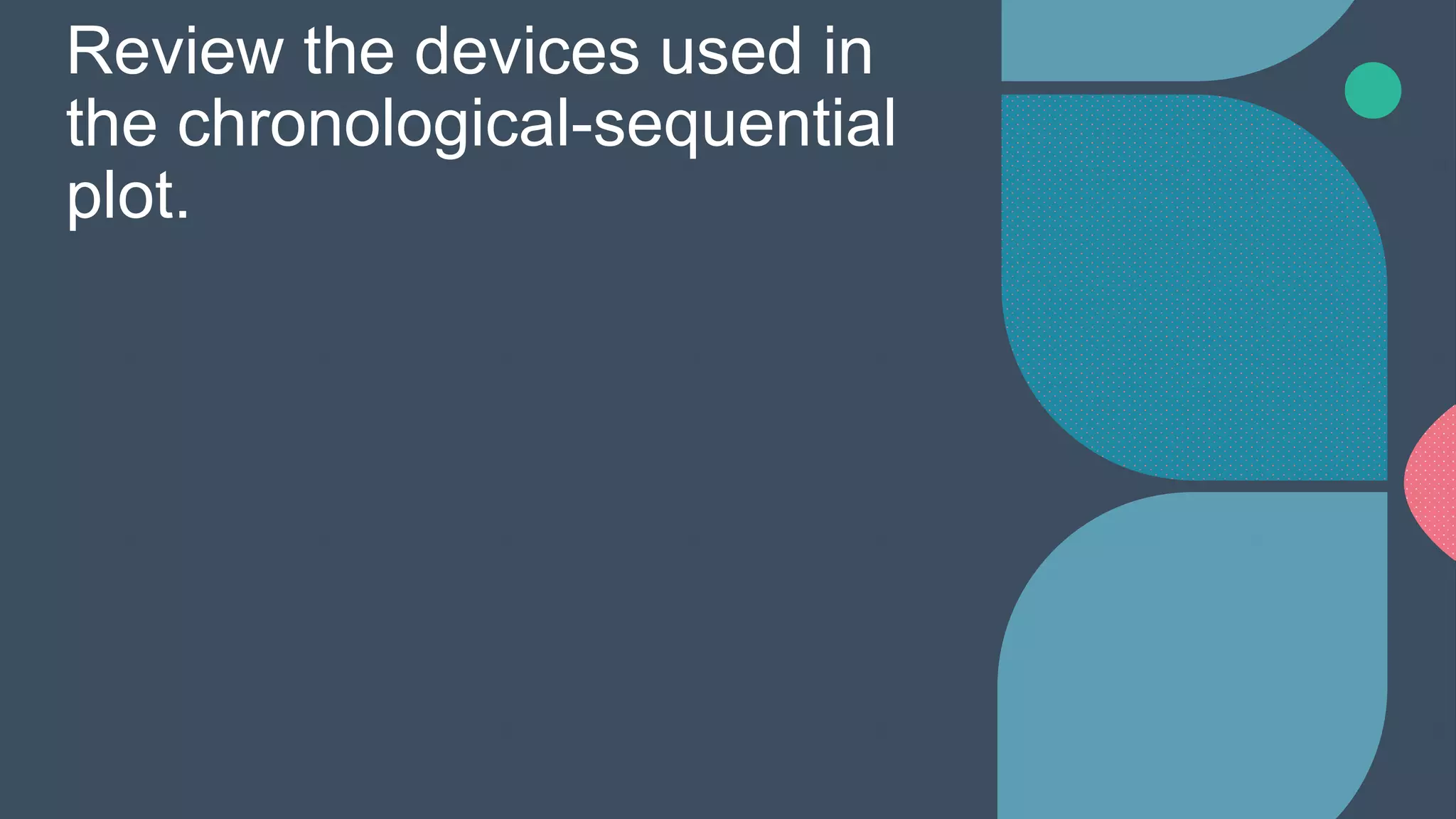 Chronological sequential PLOT.pptx