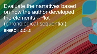 Chronological sequential PLOT.pptx