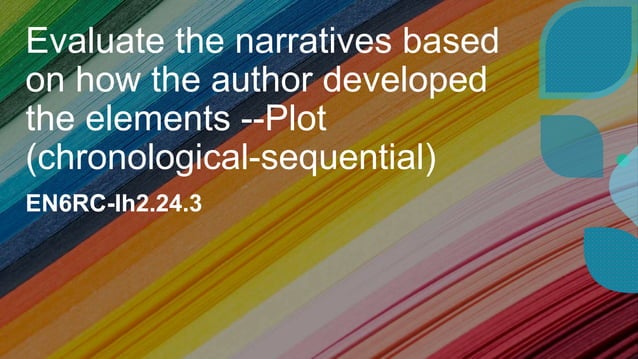 Chronological sequential PLOT.pptx