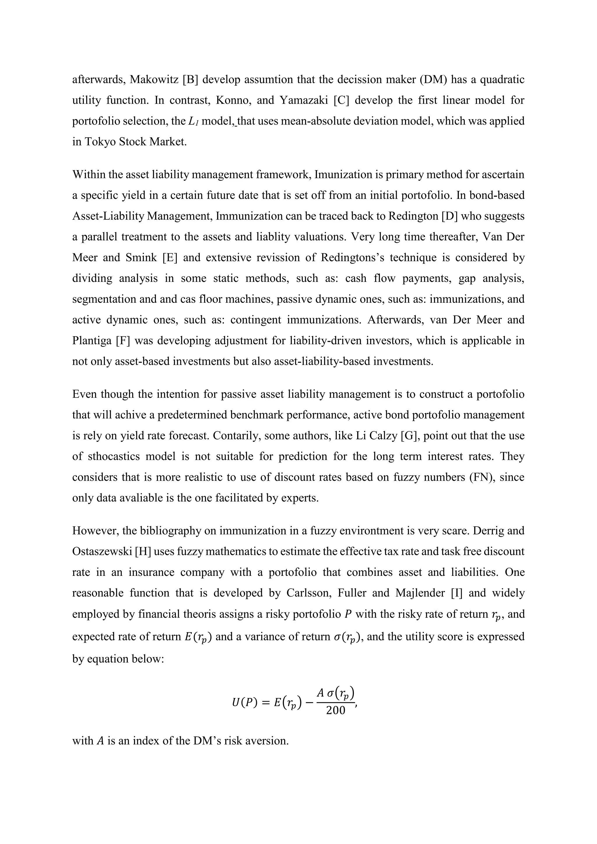 A Short Glimpse Intrododuction to Multi-Period Fuzzy Bond Imunization for Construct Active Bond ...