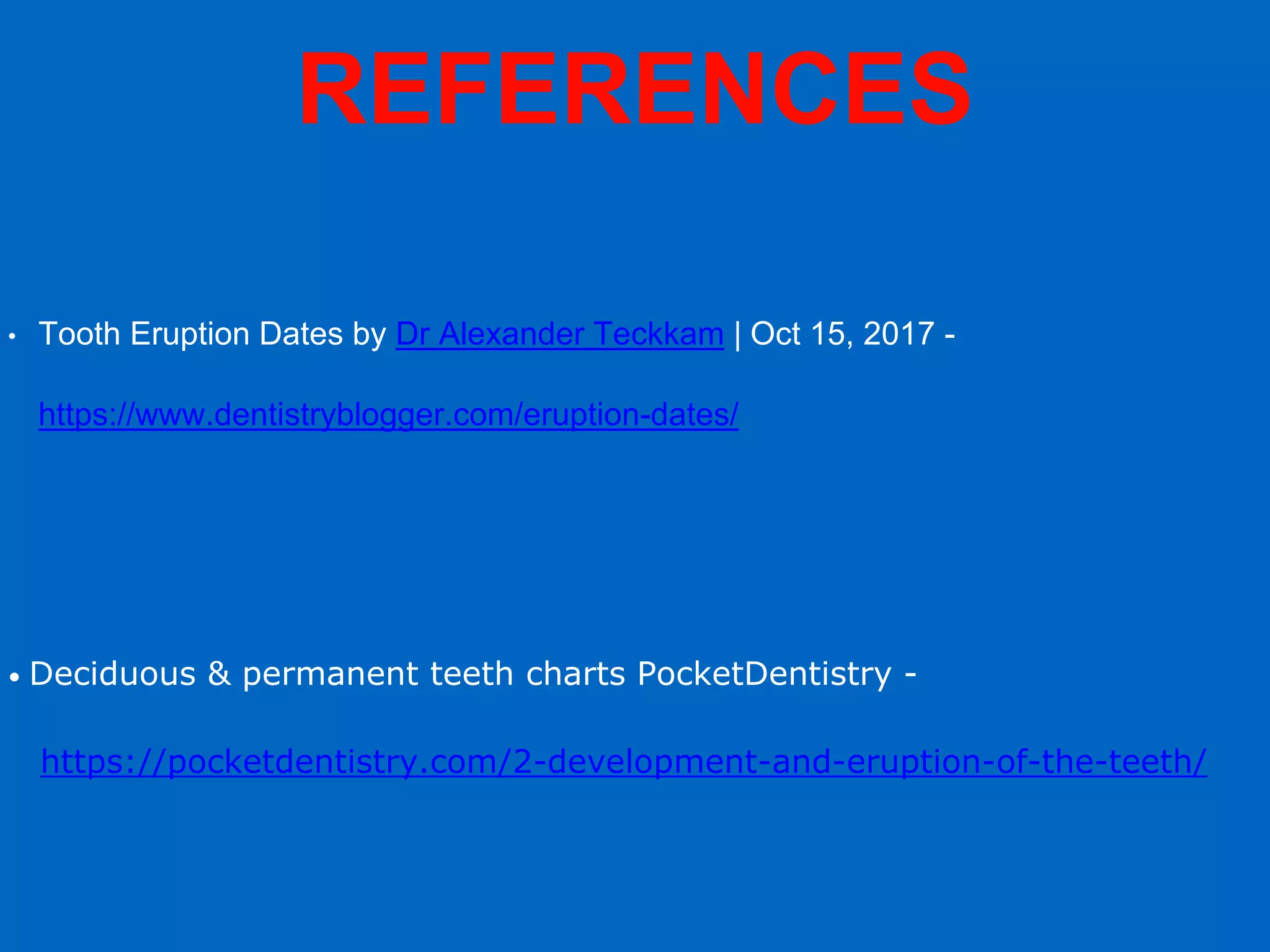 Chronology of crown formation | PPTX
