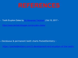 Chronology of crown formation | PPTX