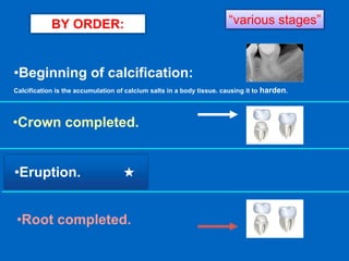 Chronology of crown formation | PPTX