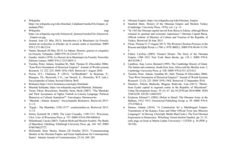 The Chronology of Islamic Dynasties in The World | PDF
