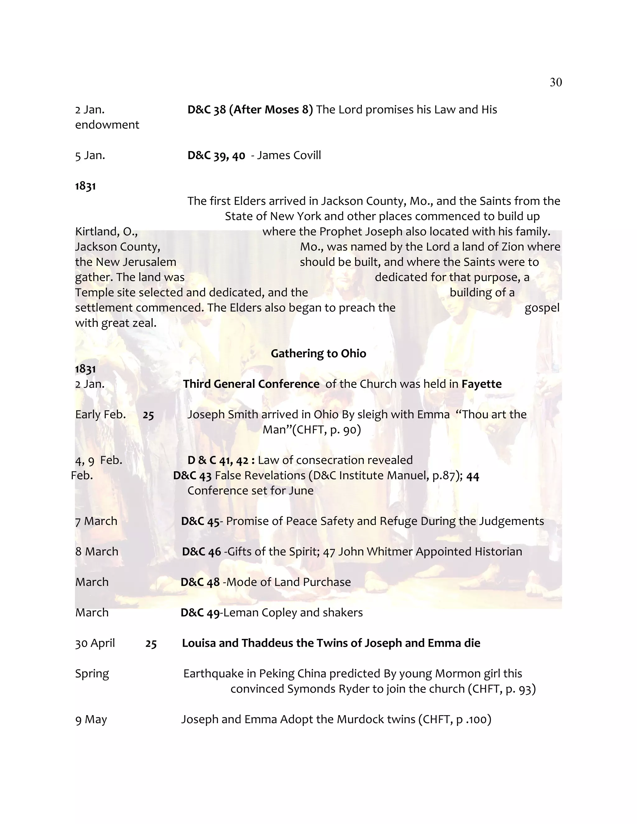 Chronology of the restoration (2) | PDF