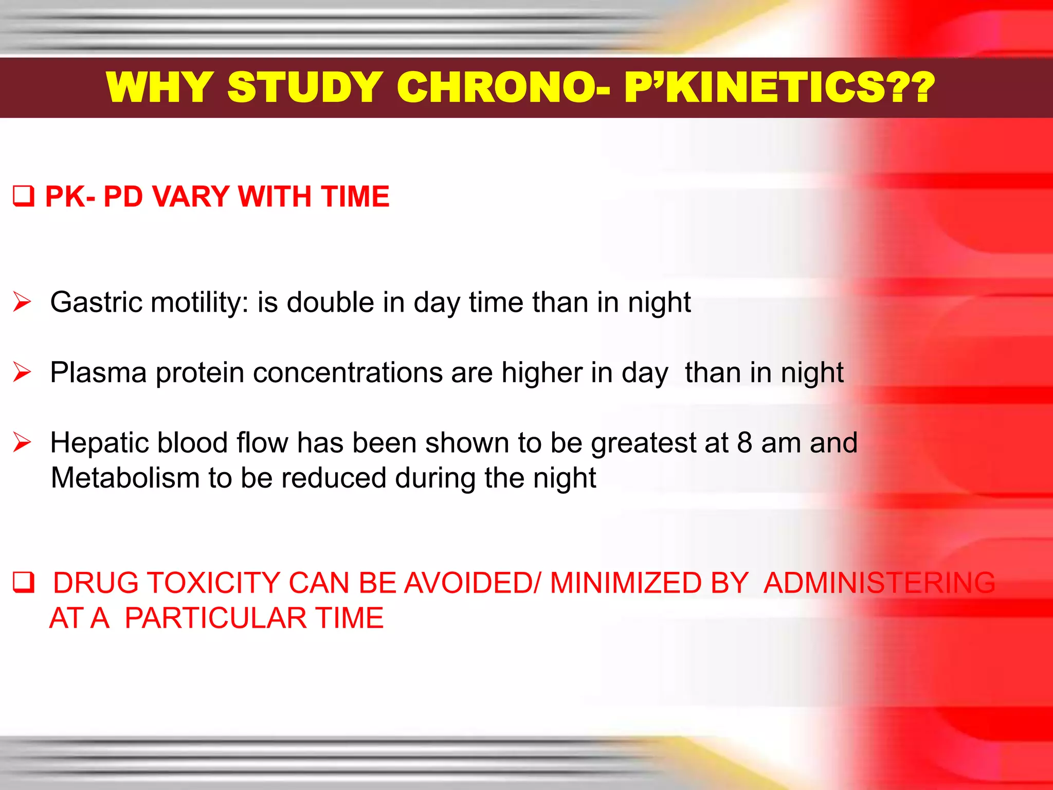 Chronopharmacokinetics | PPTX