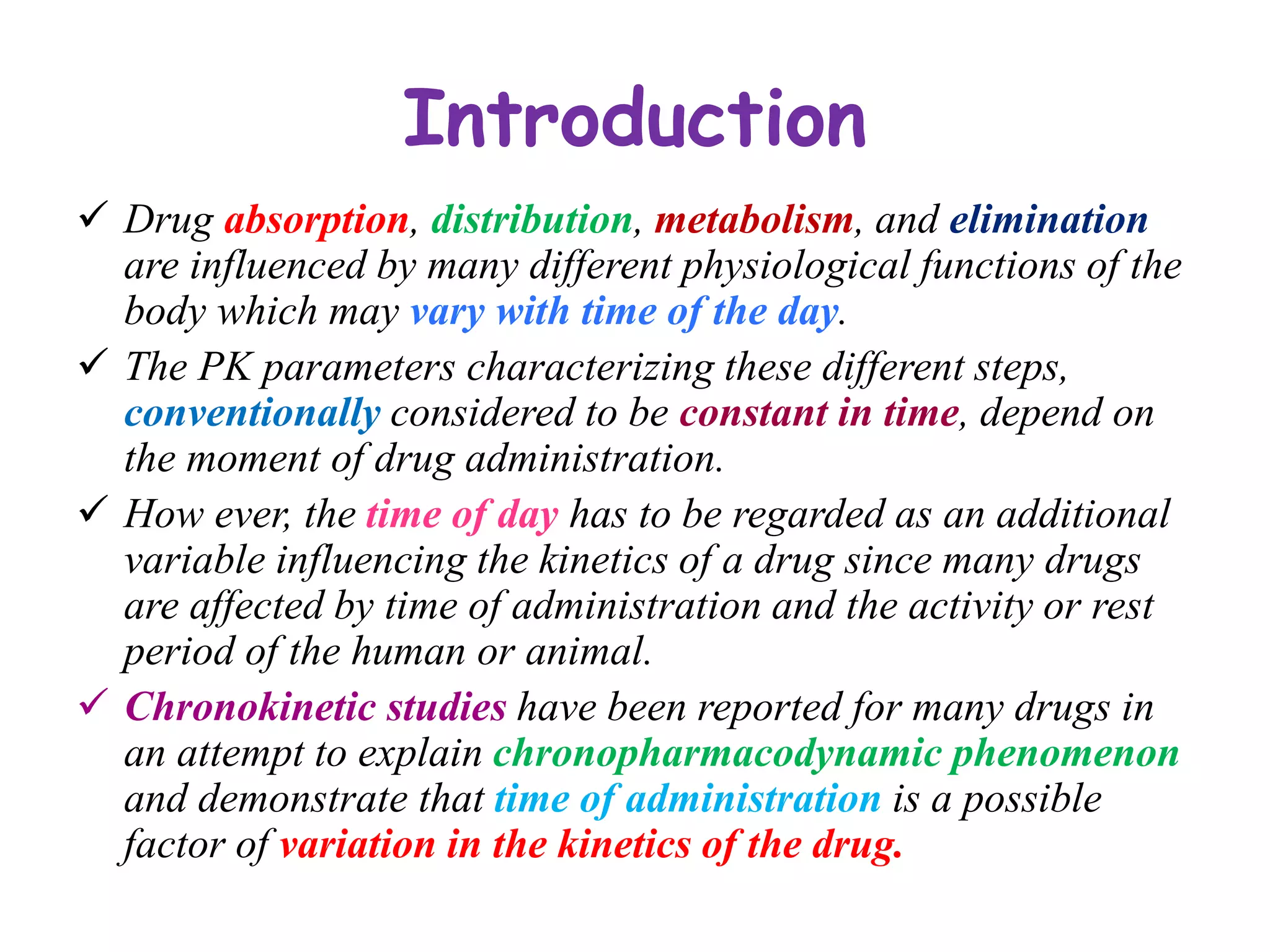 Chronopharmacokinetics | PPTX