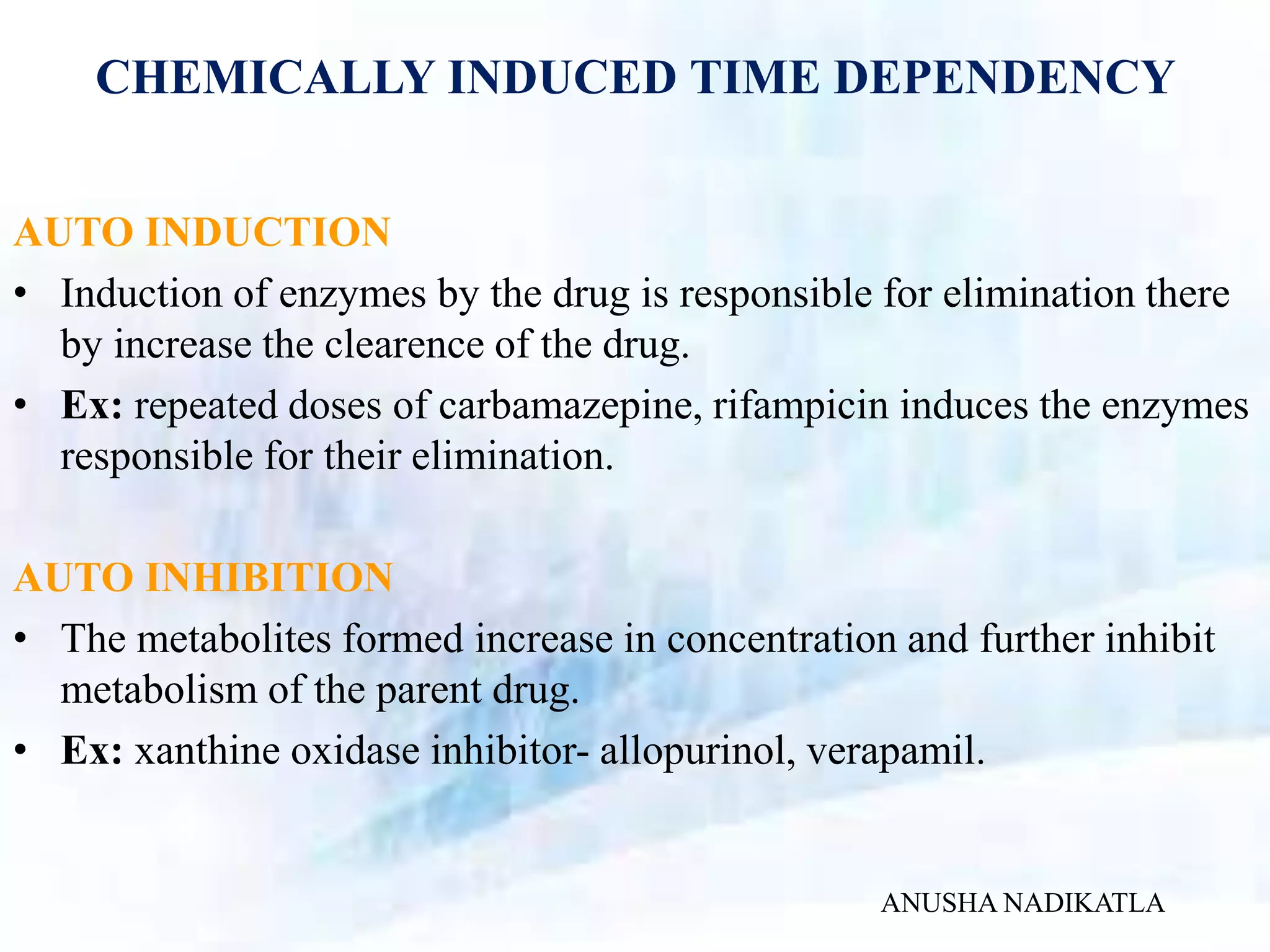 CHRONOPHARMACOKINETICS AND TIME DEPENDENT PHARMACOKINETICS | PPTX
