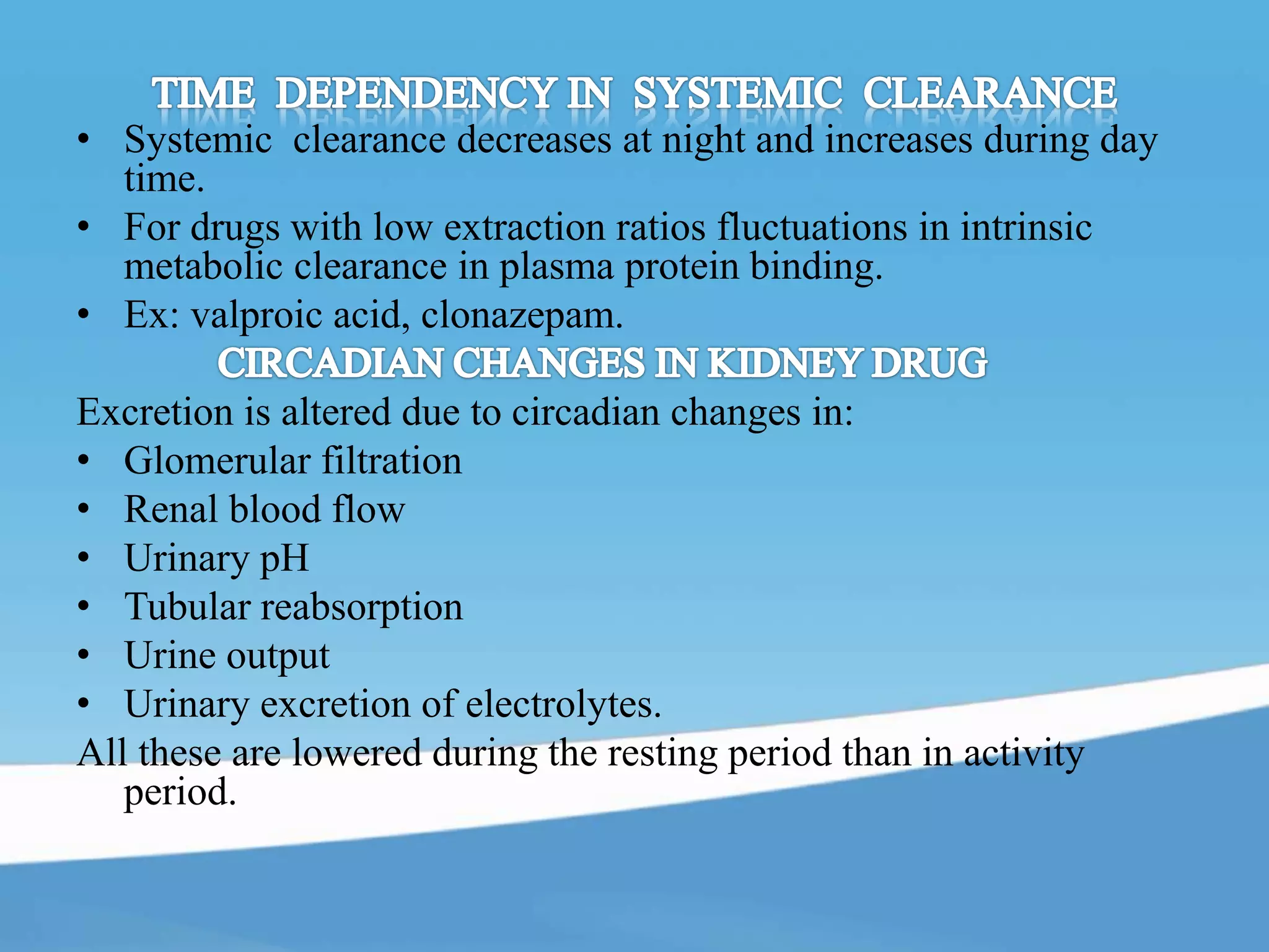 Chronopharmacokinetics (final) copy | PPTX