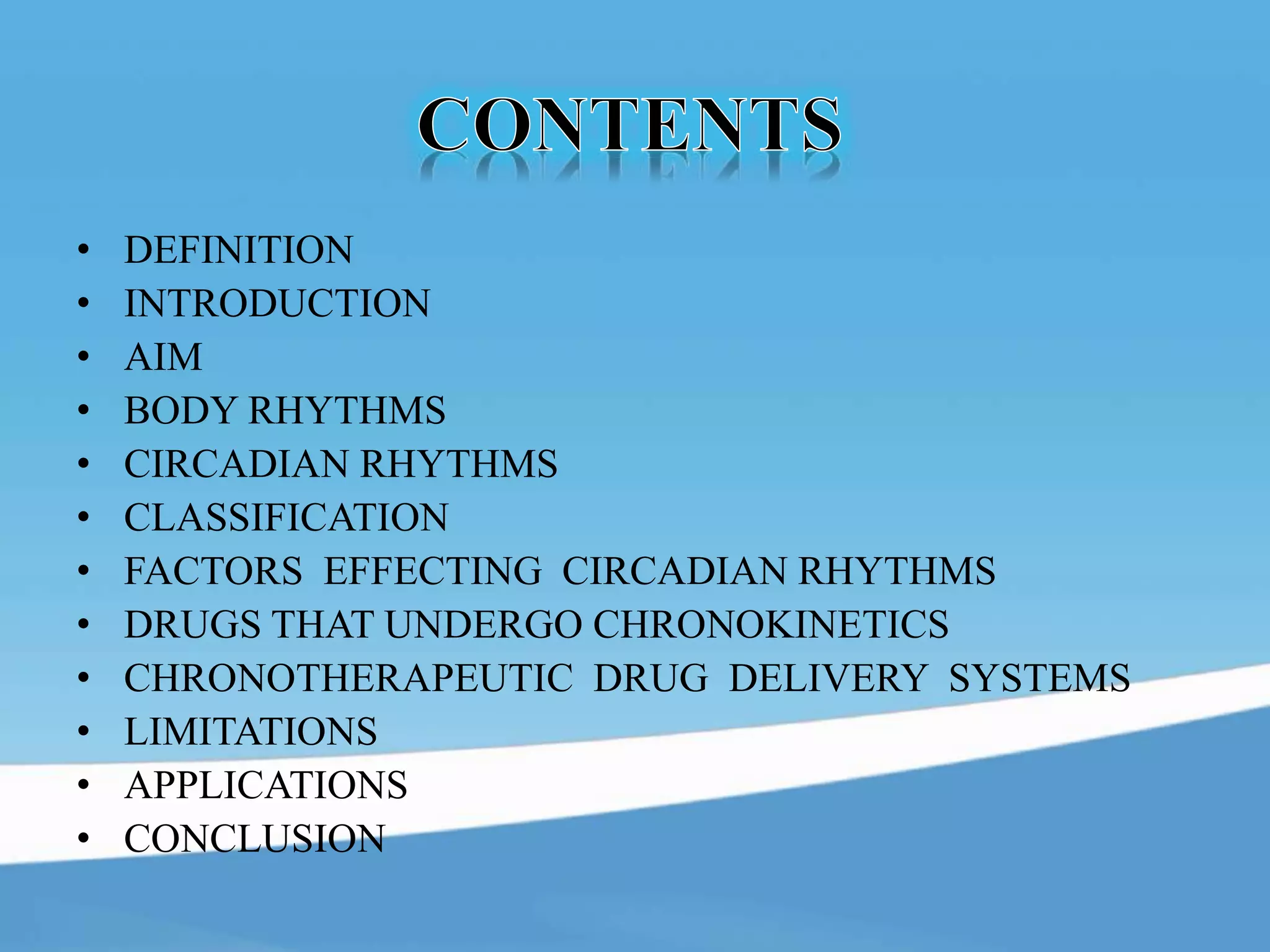 Chronopharmacokinetics (final) copy | PPTX