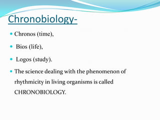 Chronopharmacology | PPTX